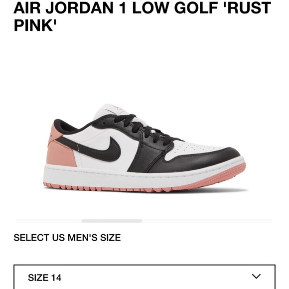 Jordan | Shoes | Air Jordan Golf Channels Rust Pink | Poshmark